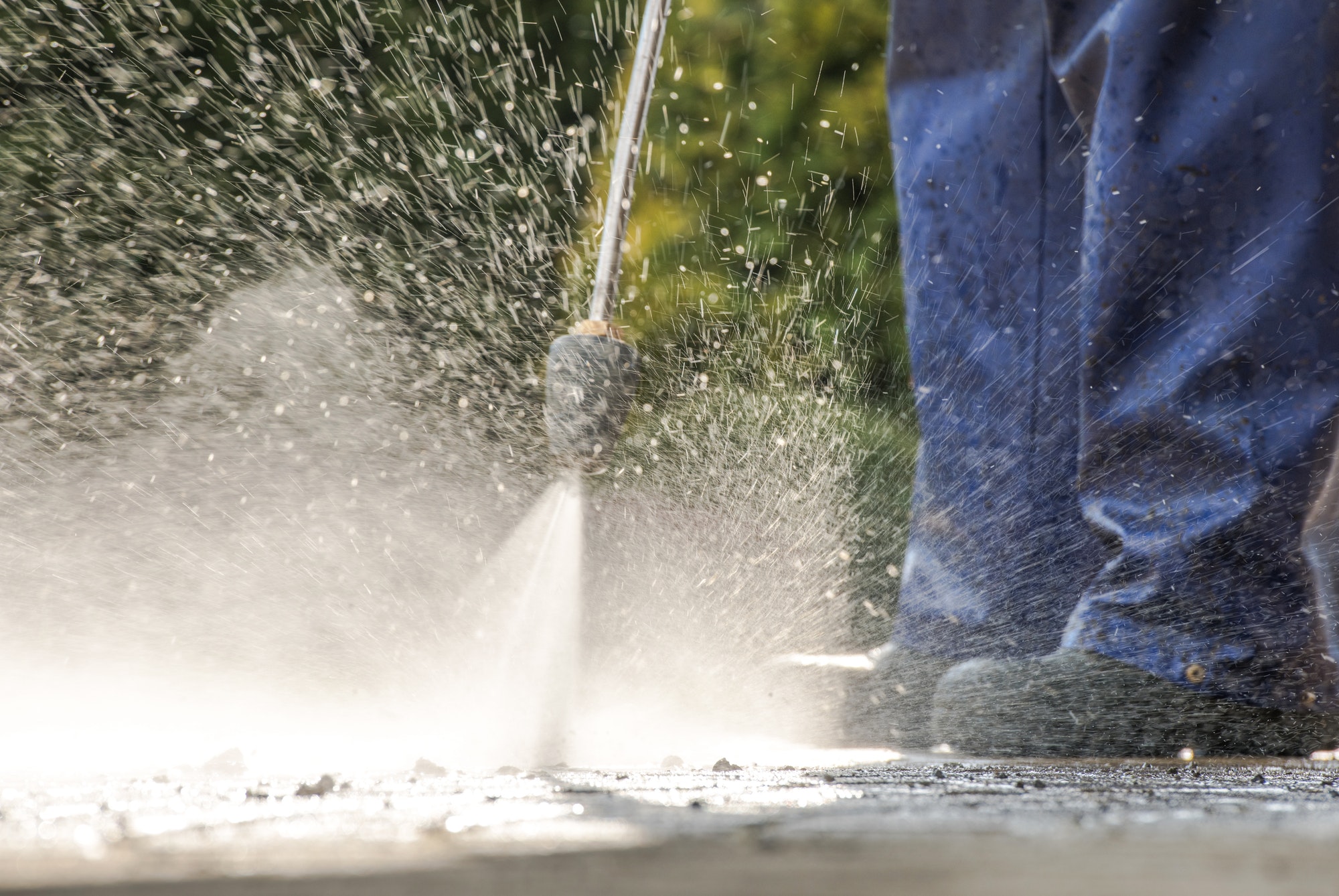 Germs on Your Dirty Concrete - So Clean
